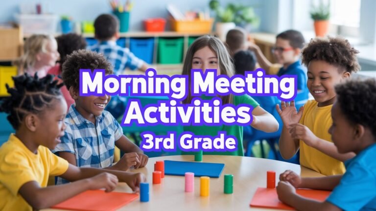 Morning Meeting Activities for 3rd Grade That Engage Kids - KidThinkers